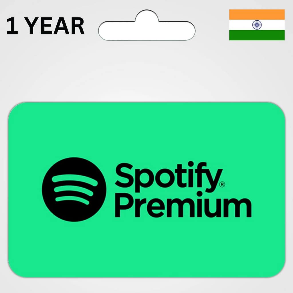 Buy Spotify India Gift Card – 1 Year Premium at ₹19.99