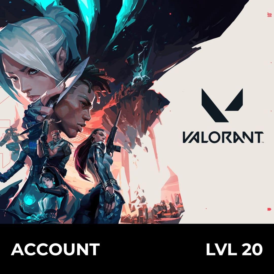 Valorant Level 20 Account – Rank Ready at ₹899/$9.99 Only!